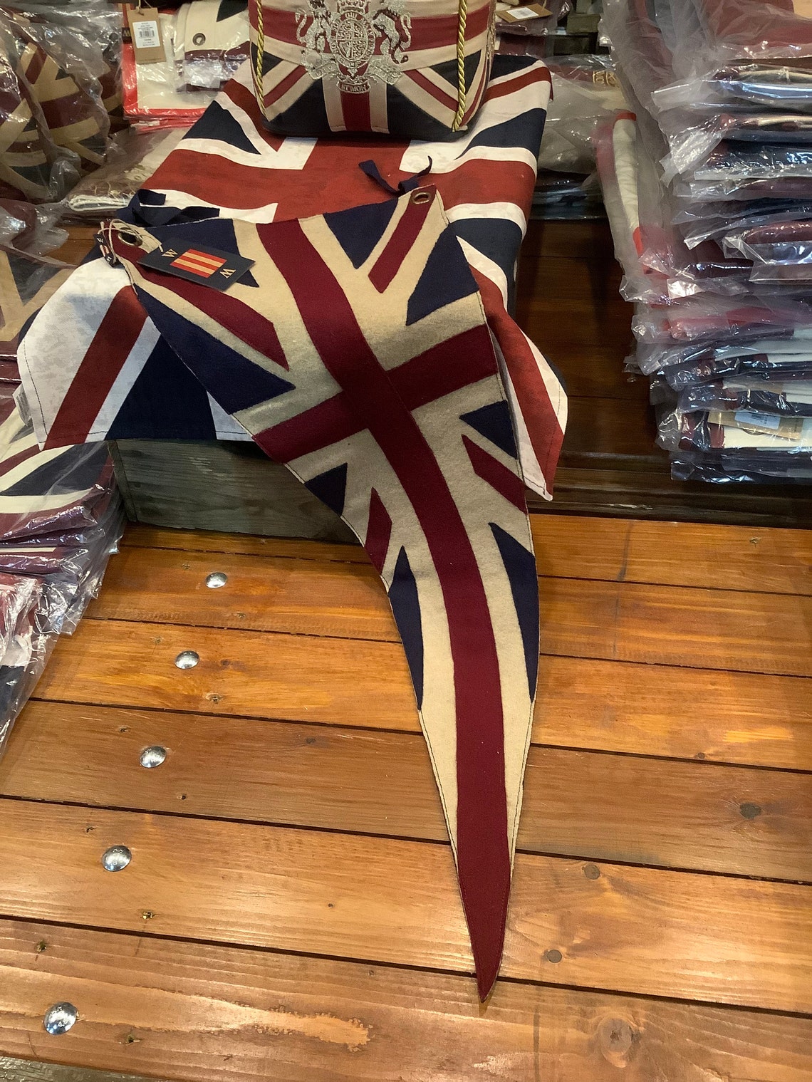 Stunning Woollen Union Jack Flag / Pennant by Woven Magic - Etsy UK
