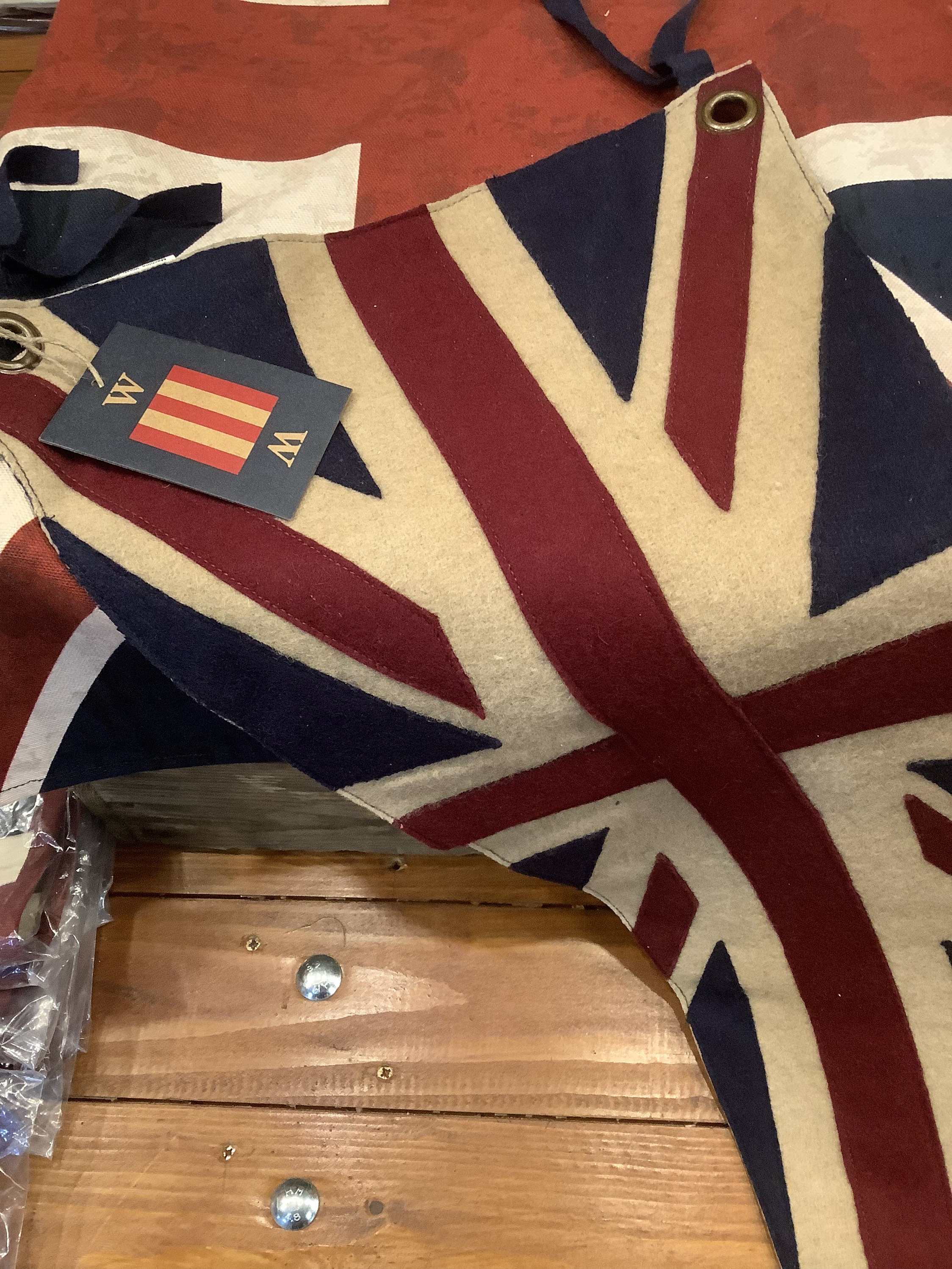 Stunning Woollen Union Jack Flag / Pennant by Woven Magic - Etsy UK