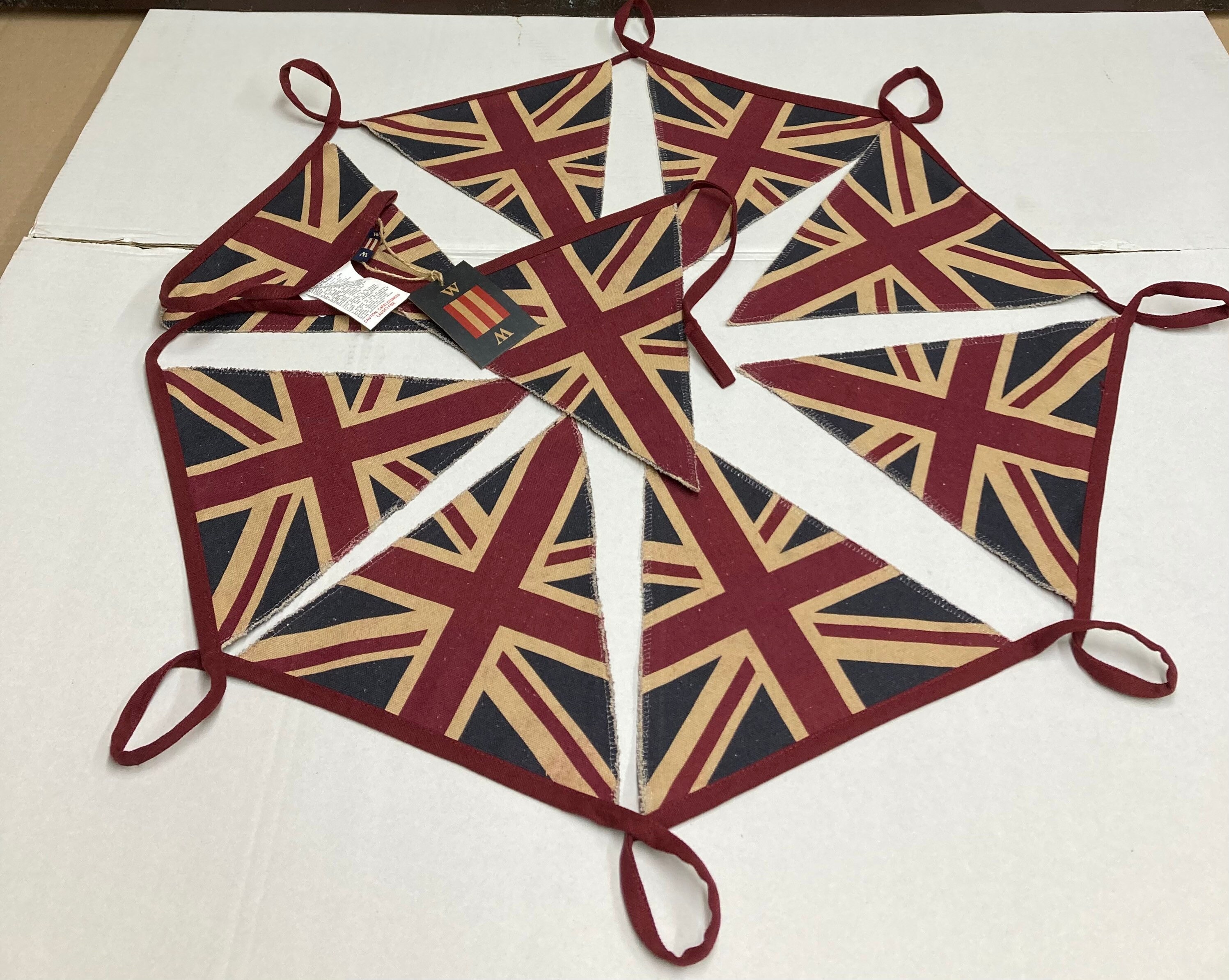 Stunning Union Jack Textile Bunting by Woven Magic - Etsy UK