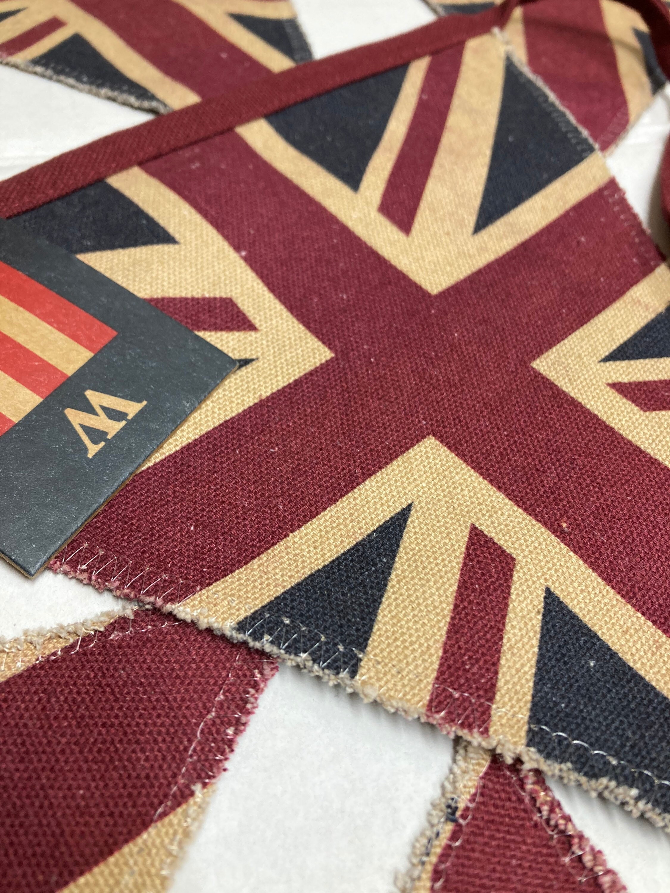 Stunning Union Jack Textile Bunting by Woven Magic - Etsy UK