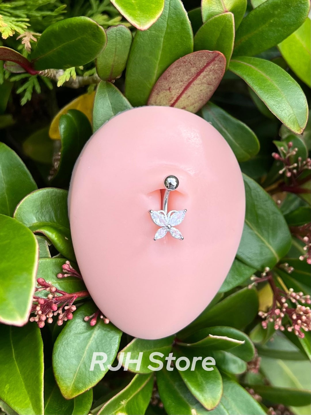 Belly Button Piercing Ring, Belly Dance Jewelry, Stainless Steel Belly ...