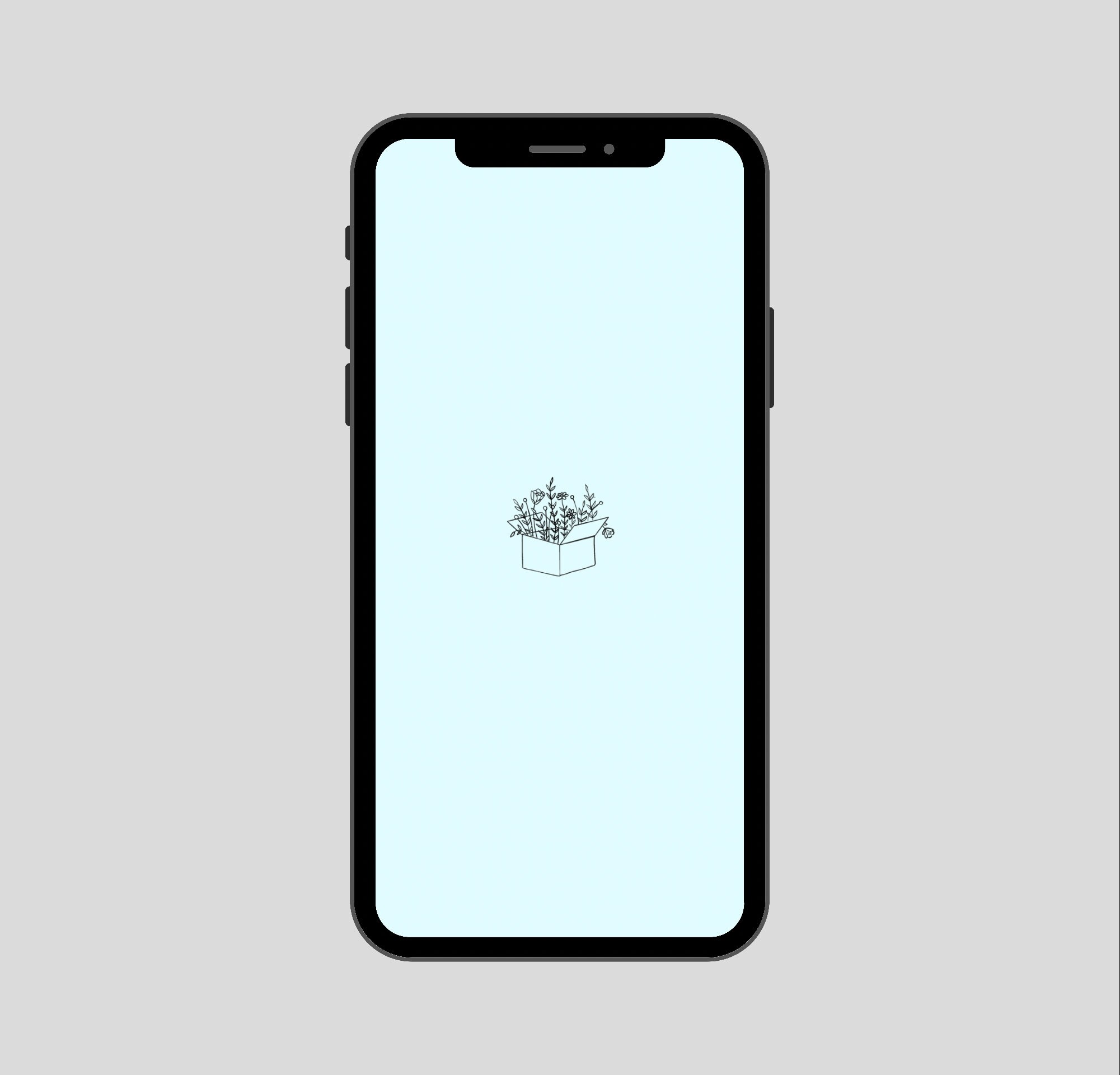 Box of Flowers Pastel Wallpapers Set of Two Digital Art, Simple Pastel ...