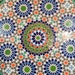 Handmade Fes Mosaic Round Tabletop: Colorful Tile Art - Etsy