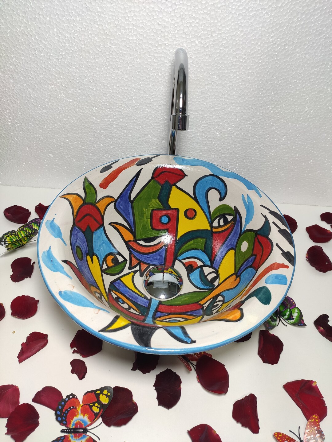 Unique Pablo Picasso Vessel Sink, High Quality Sink-vasque Marocaine à ...