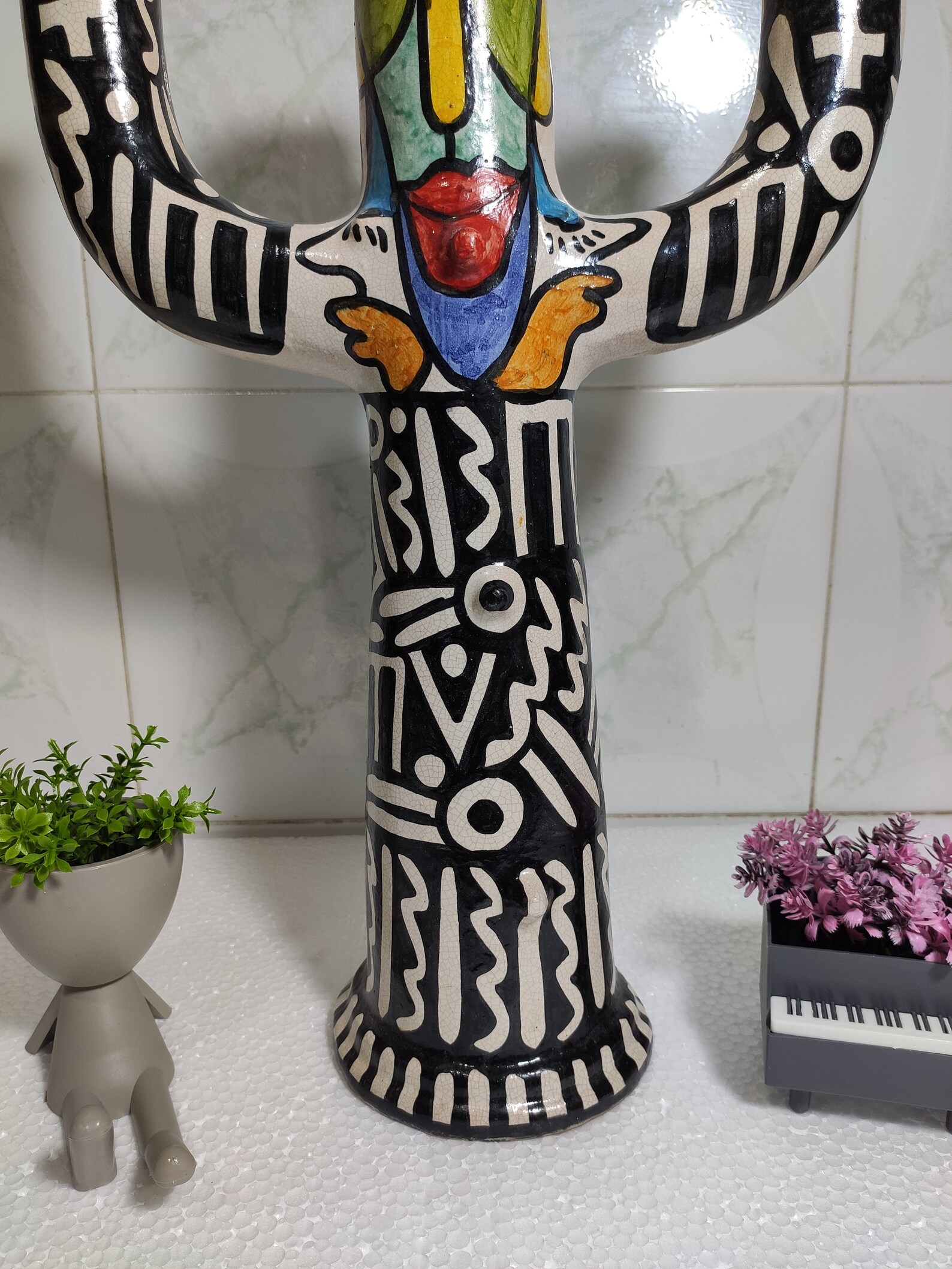 Rare Pablo Picasso Moroccan Candle Holder: Handmade Crackle Style - Etsy
