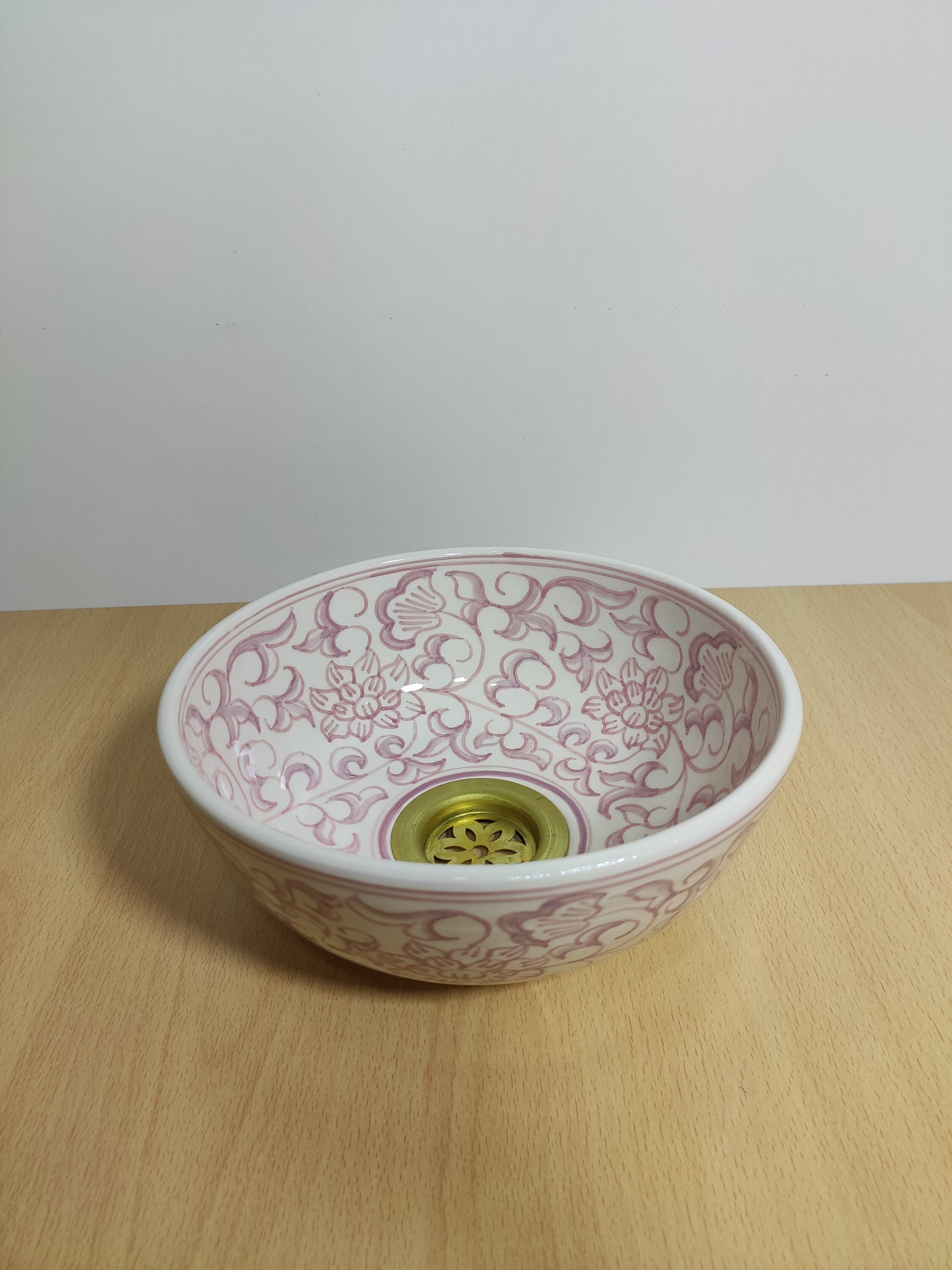 Best of Lotus Flower Handcrafted and Handpainted Moroccan Floral Pink ...