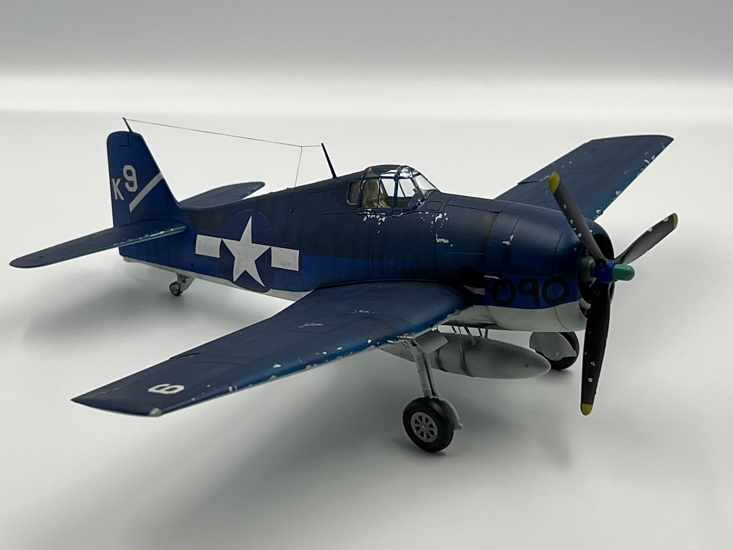 Eduard Aircraft - Hellcat F6F-3, Professionally Assembled and Weather ...