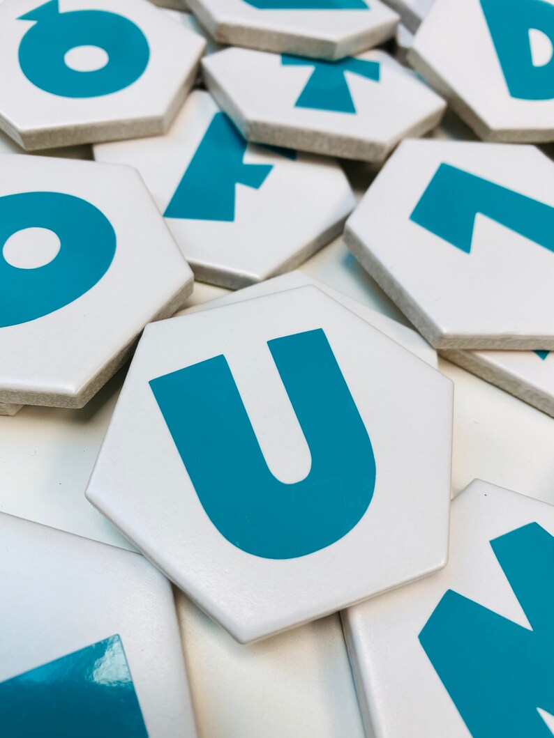 Alphabet Tiles Great for CVC Words and Young Children - Etsy