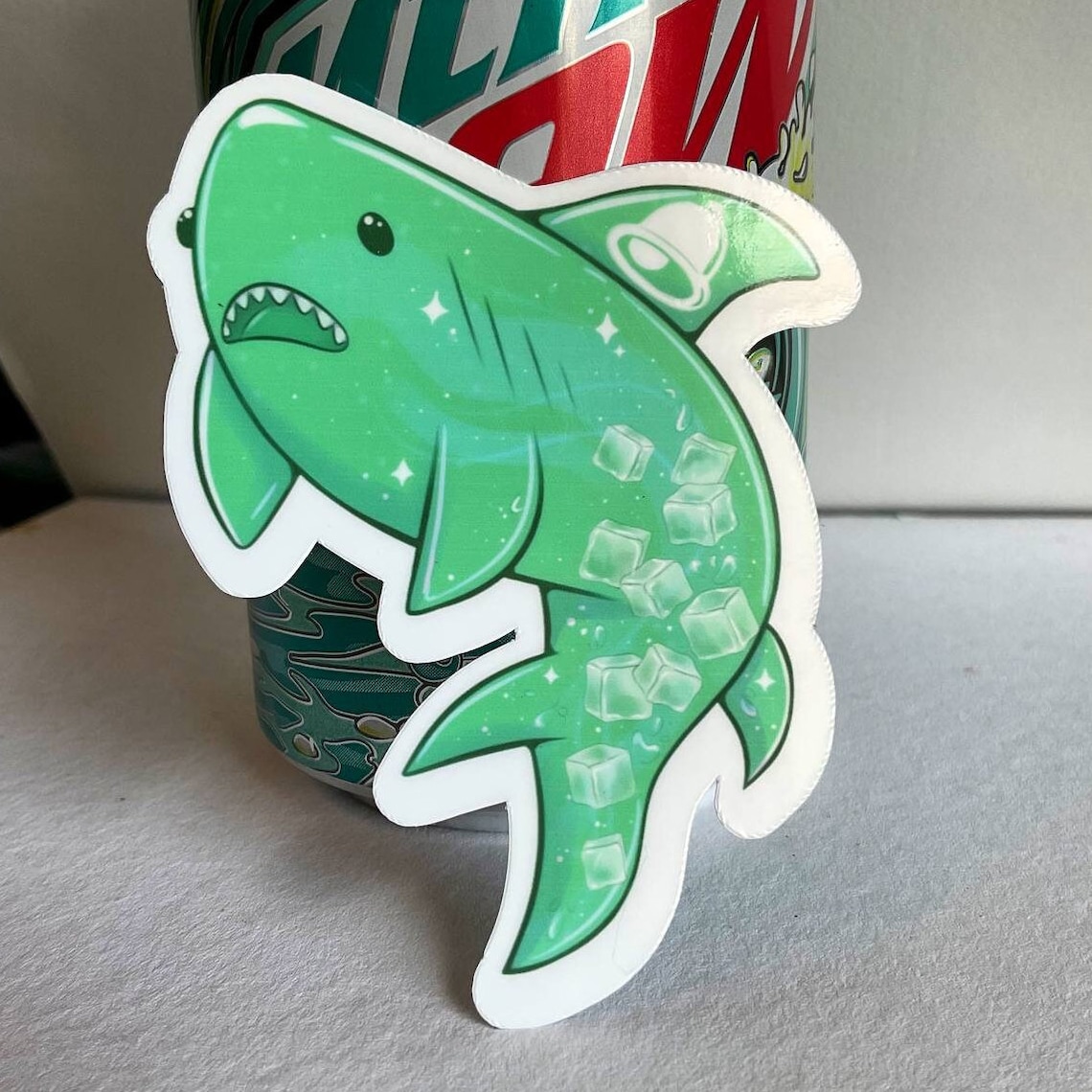 Blahaj Blast Sticker - Etsy