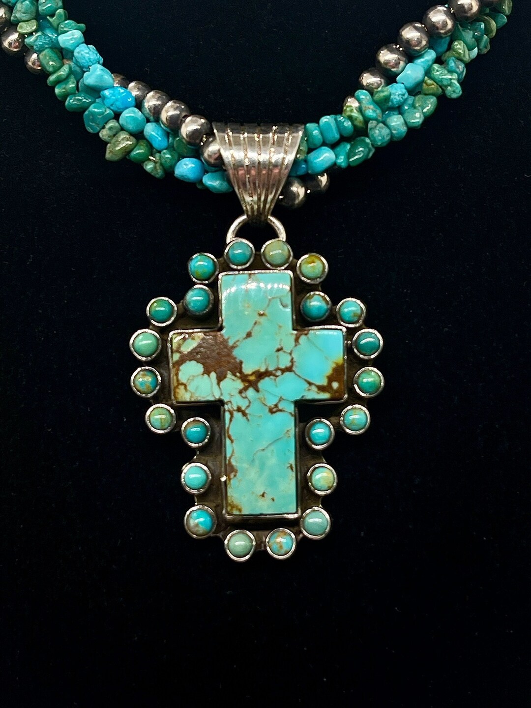 Dan Dodson Designs Royston Turquoise Sterling Silver Christian Cross ...