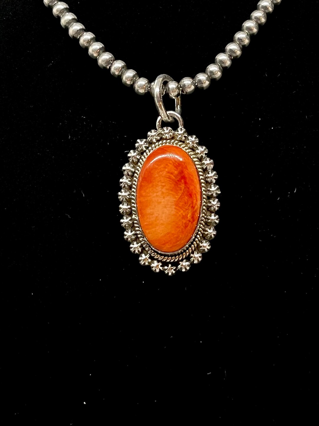 Dan Dodson Red and Pink Spiny Oyster Sterling Oval - Etsy