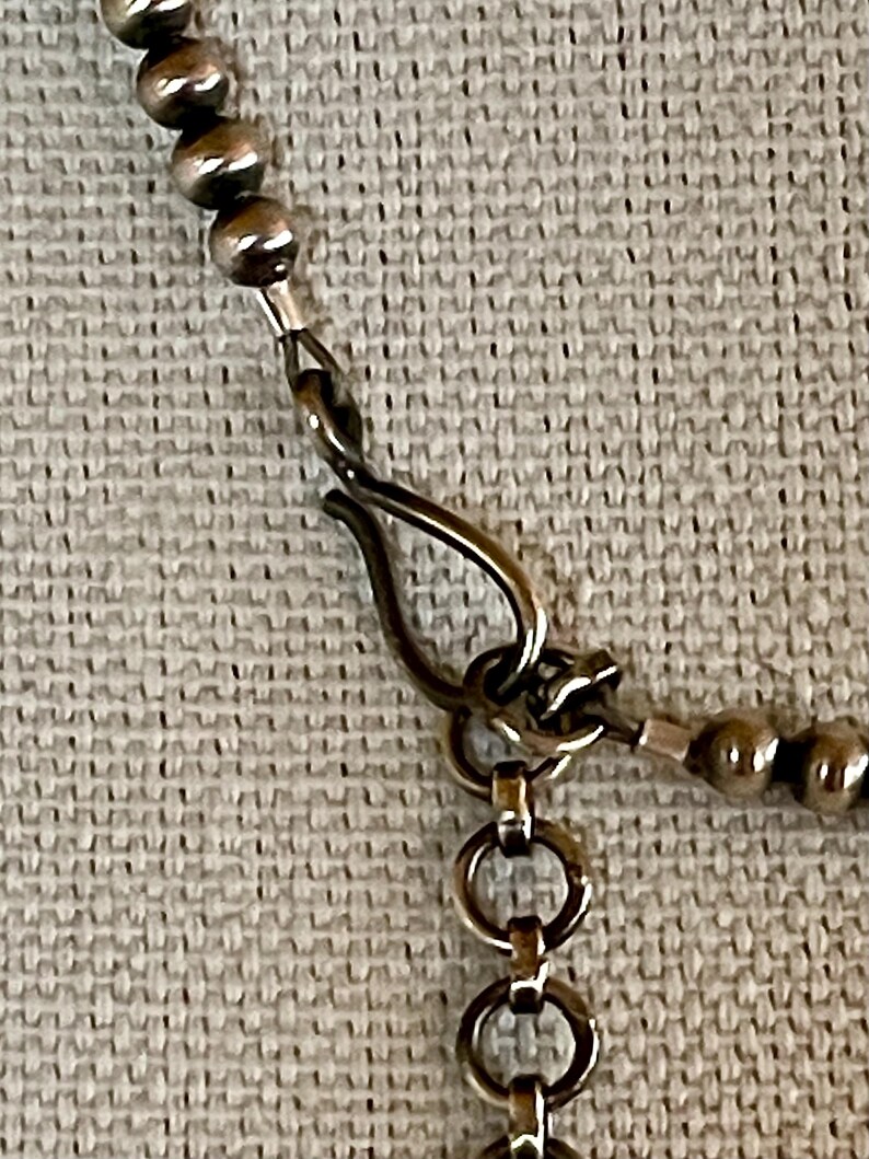Vintage Dan Dodson 36” Sterling 4 Millimeter Navajo Style Pearl Sterling Chain - Etsy