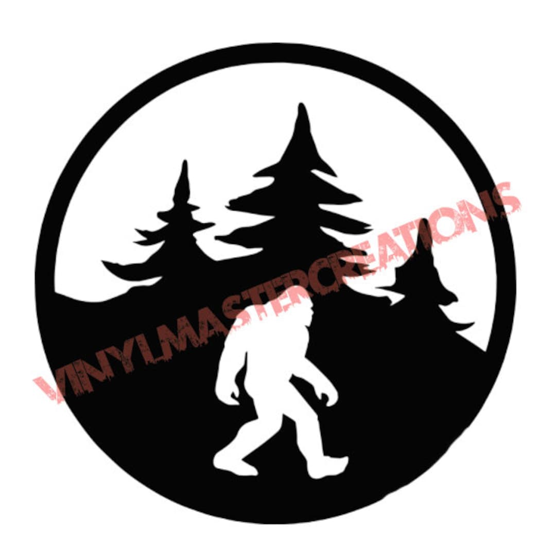 Big Foot Vinyl Decal Sticker Bigfoot Sasquatch Decal Camping - Etsy