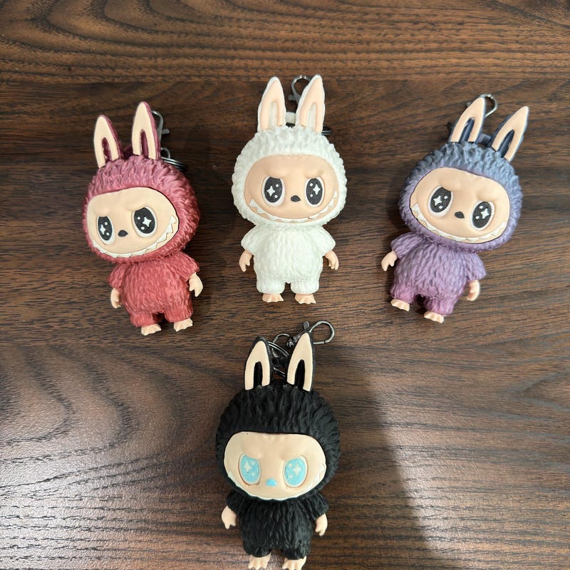 Mini Labubu Figurine - Etsy