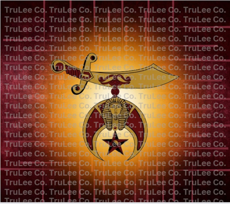 Noble Tumbler Wrap Sublimation, Masonic Shriner Shrine - Etsy