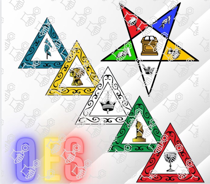 Order of Eastern Star Pointed up 5 Heroines Tumbler Wrap - Etsy