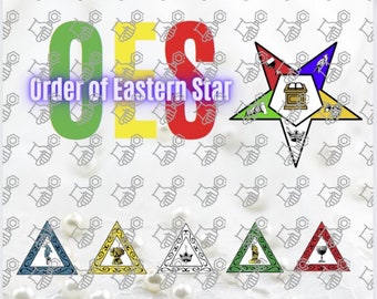 Order of Eastern Star OES Tumbler Design - Etsy