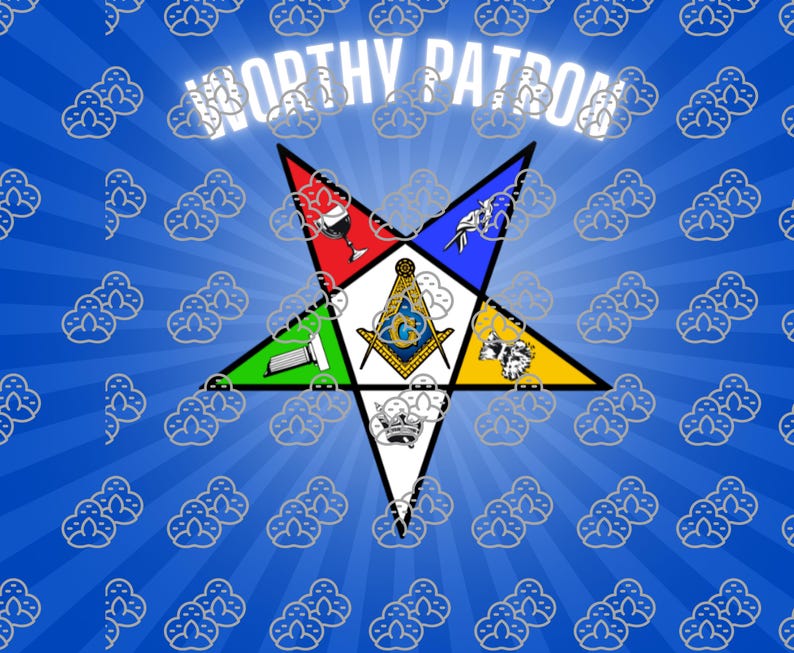 Worthy Patron OES Order of Eastern Star Tumbler Design - Etsy