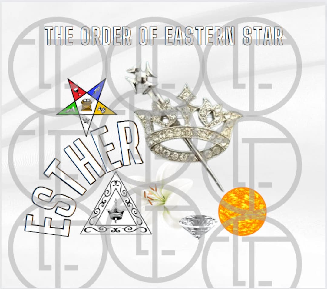 Digital Files Instant Download OES Order of Eastern Star Esther Can Be ...