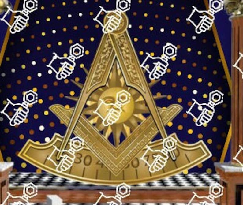 Logo Only Digital Files Instant Download Past Master Masonic Mason Can ...