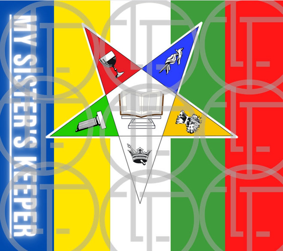 OES Order of Eastern Star Tumbler Wrap Design, Star Pointed Up - Etsy