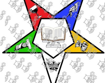 Order of Eastern Star OES Tumbler Design - Etsy
