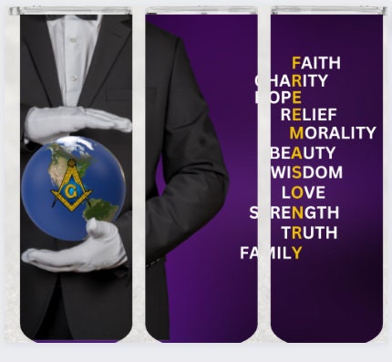 Masonic Freemasonry Tumbler Wrap Design - Etsy