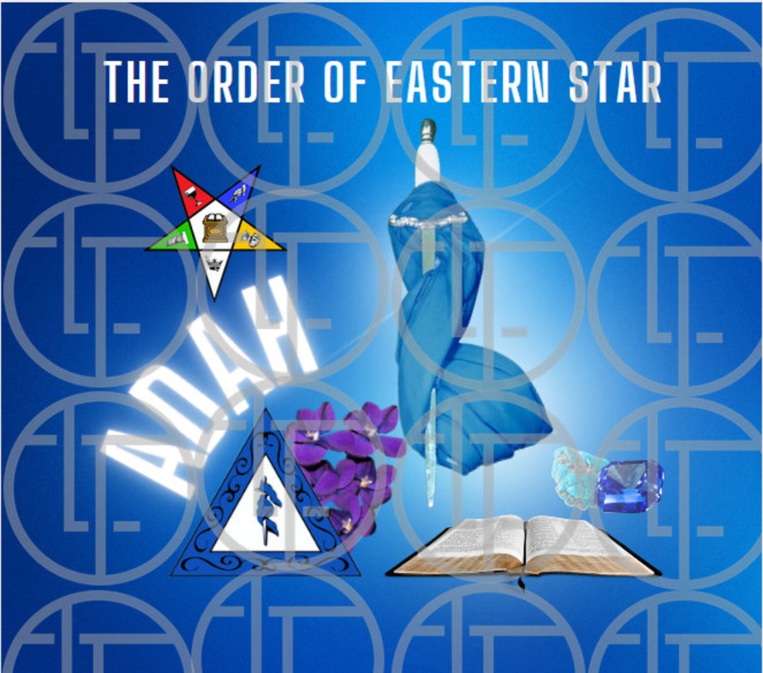 Digital Files Instant Download OES Order of Eastern Star Adah Can Be ...