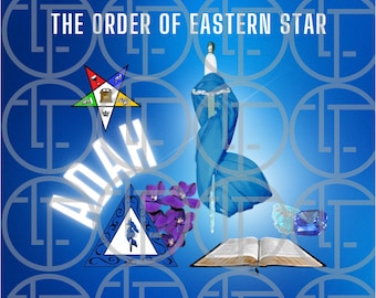 Digital Files Instant Download OES Order of Eastern Star Adah Can Be ...