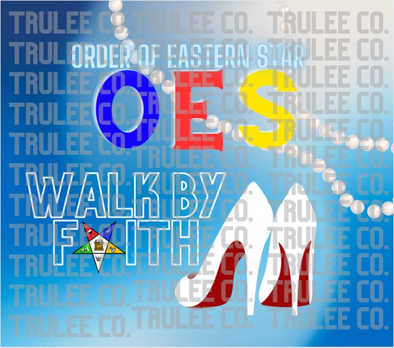 Order of Eastern Star Pointed up Walk by Faith Tumbler Wrap - Etsy