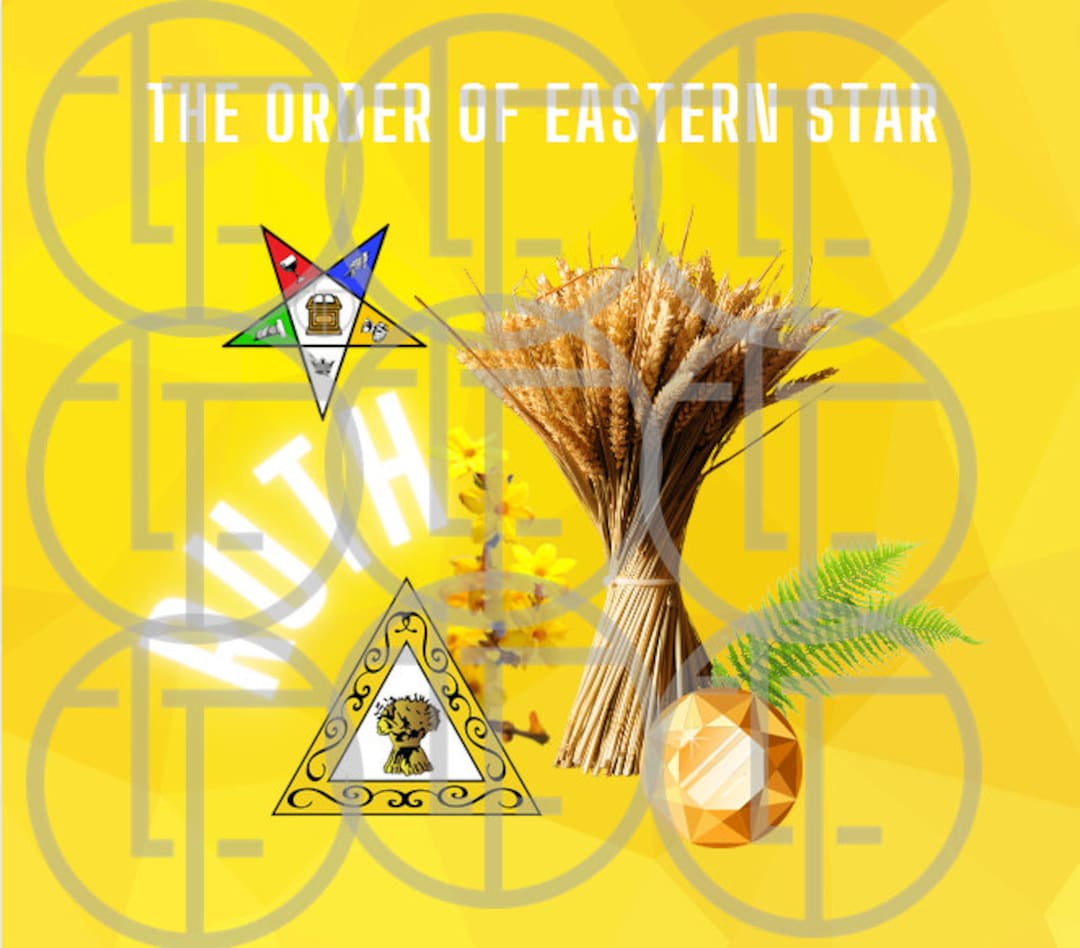 Digital Files Instant Download OES Order of Eastern Star Ruth Can Be ...