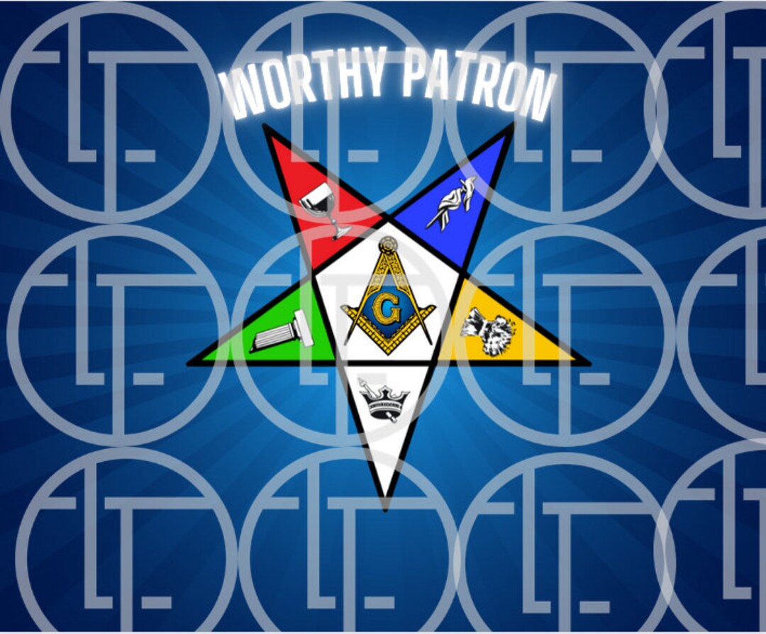 Worthy Patron OES Order of Eastern Star Tumbler Design - Etsy
