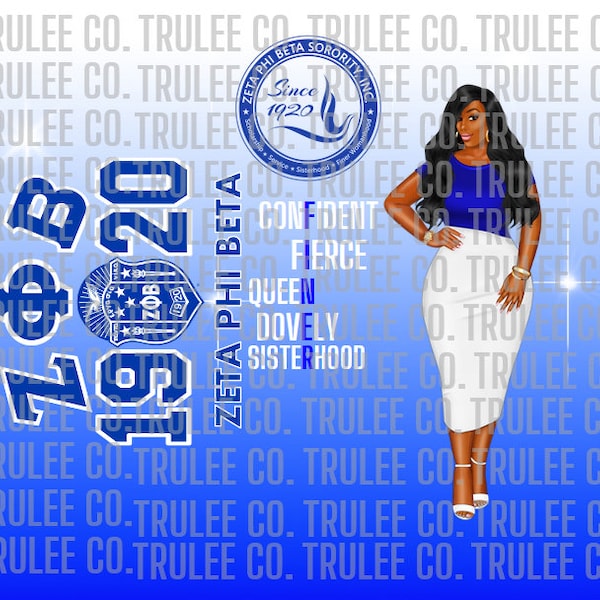 Zeta Phi Beta Sorority Digital Download - Etsy