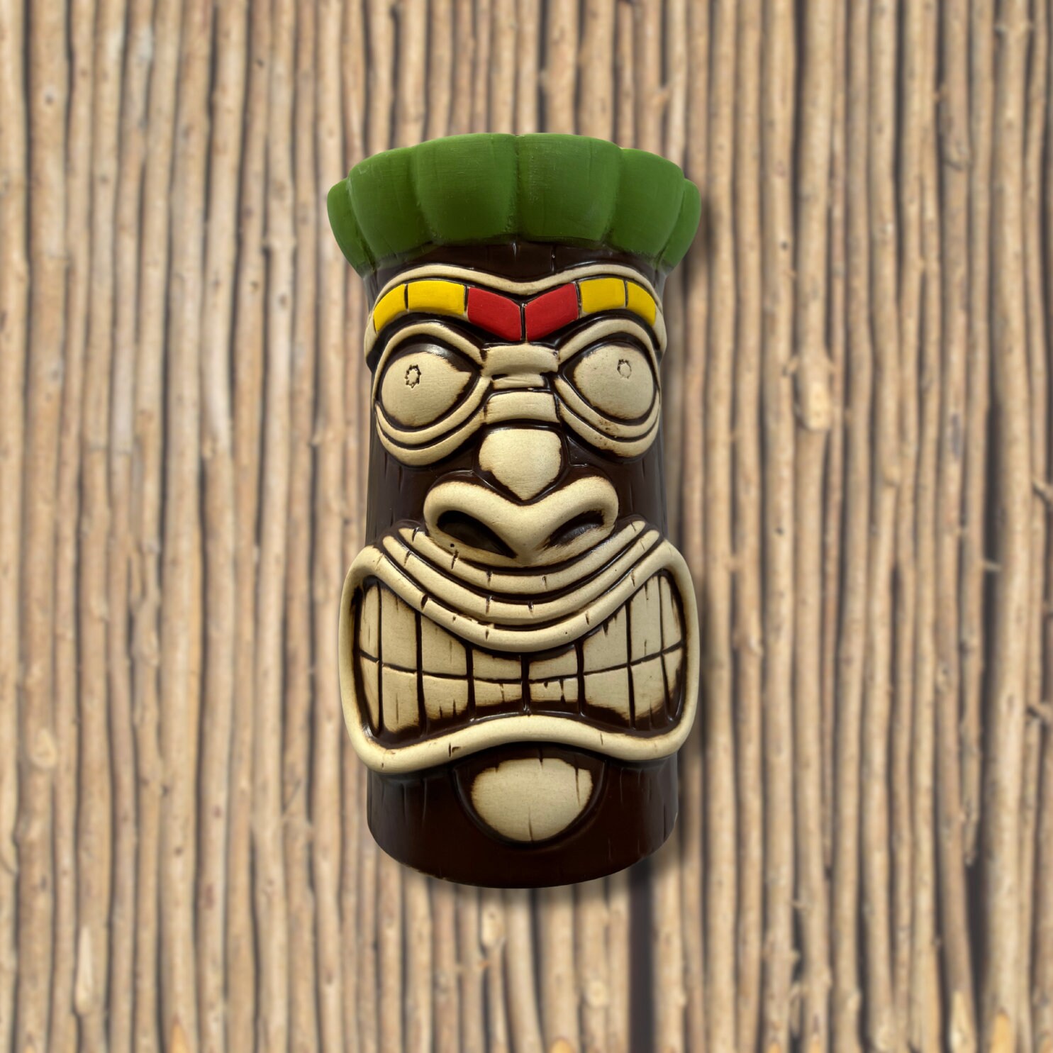 Tiki Mug GRIMACING FACE Tiki Cocktail Cup Ceramic 750 Ml - Etsy