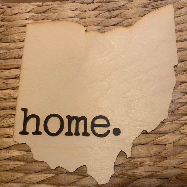 Ohio Home Sign - Etsy