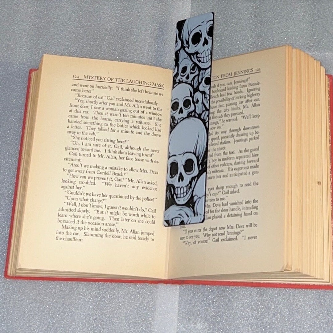 Horror Skull Bookmark 3D Printed - Etsy