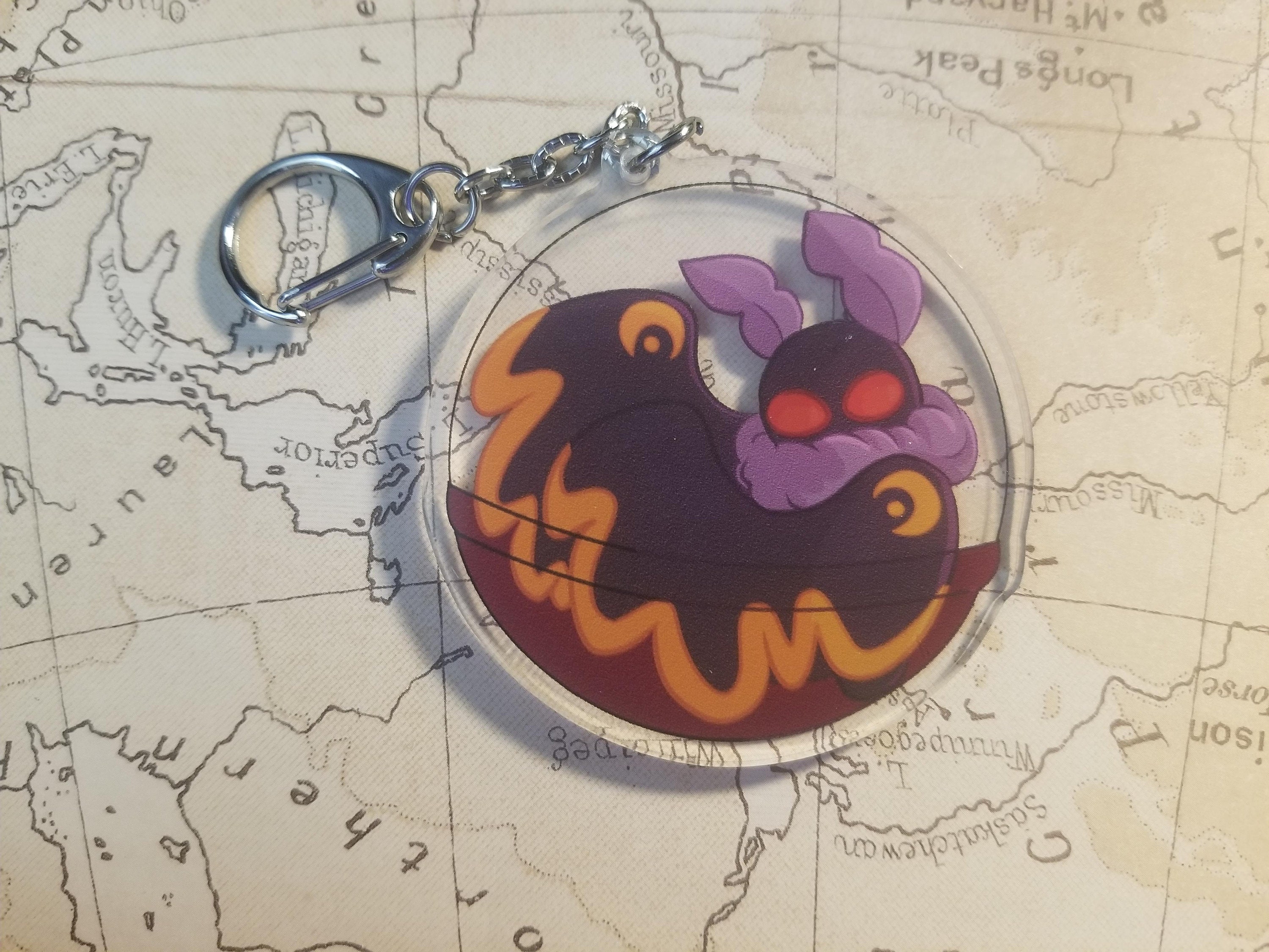 Mothman Gacha Ball Cryptid Acrylic Charm - Etsy