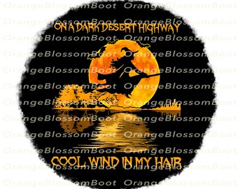On a Dark Desert Highway Cool Wind in My Hair Png | Etsy