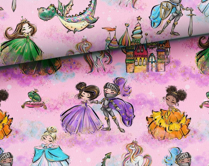 Princess Warrior Fabric Princess Awesome to the Rescue by ...