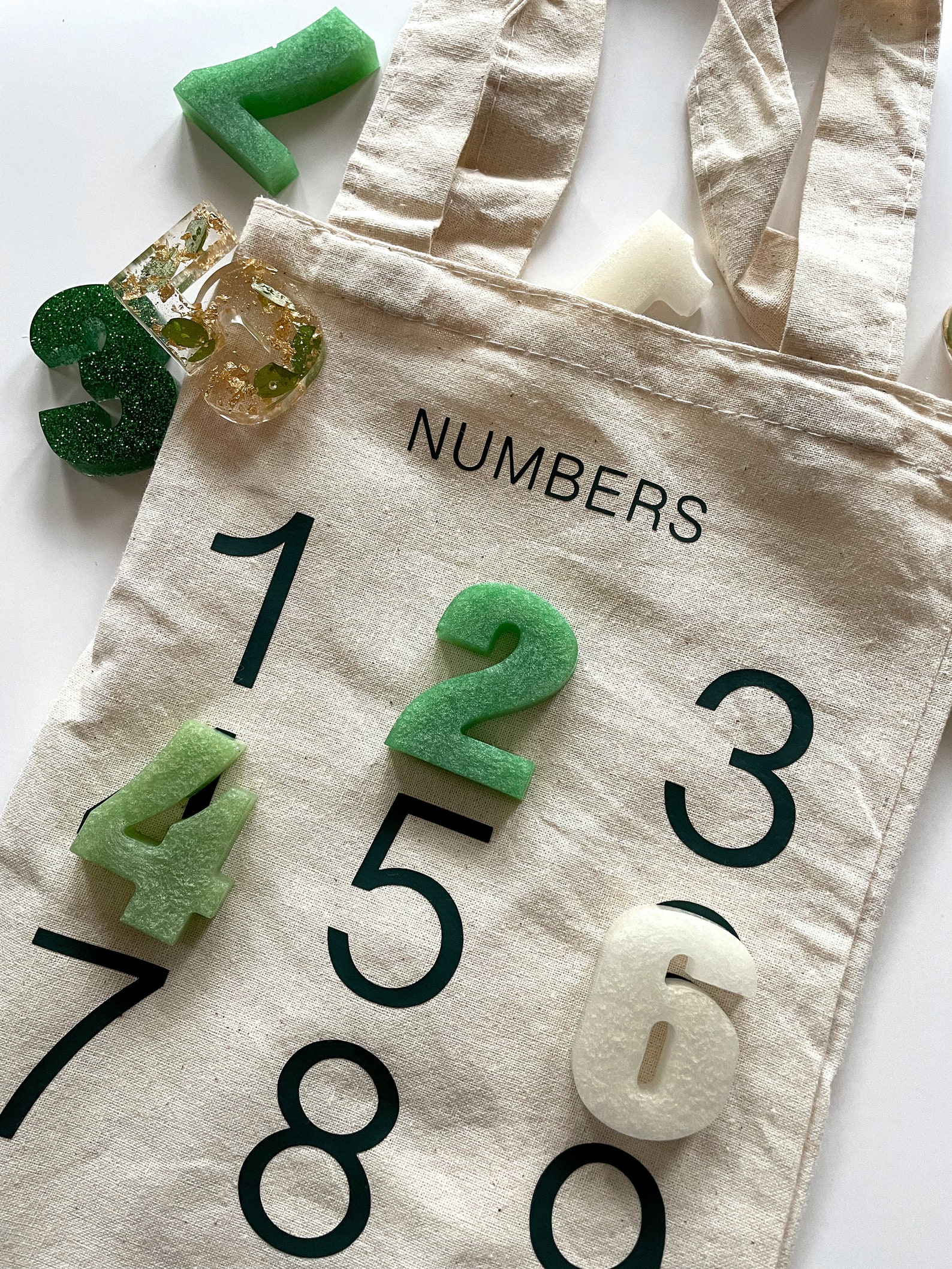 Custom Alphabet Letters With Bag Resin Sensory Learning - Etsy
