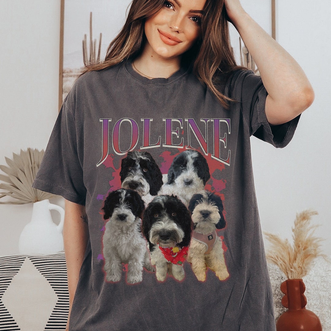 Custom Retro Dog Bootleg Shirt, Custom Comfort Colors Dog Shirt, Dog ...