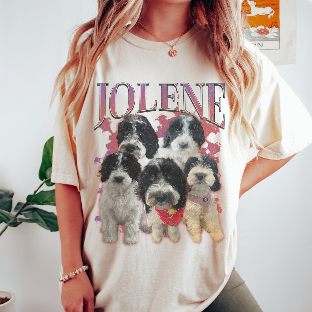 Custom Retro Dog Bootleg Shirt, Custom Comfort Colors Dog Shirt, Dog ...