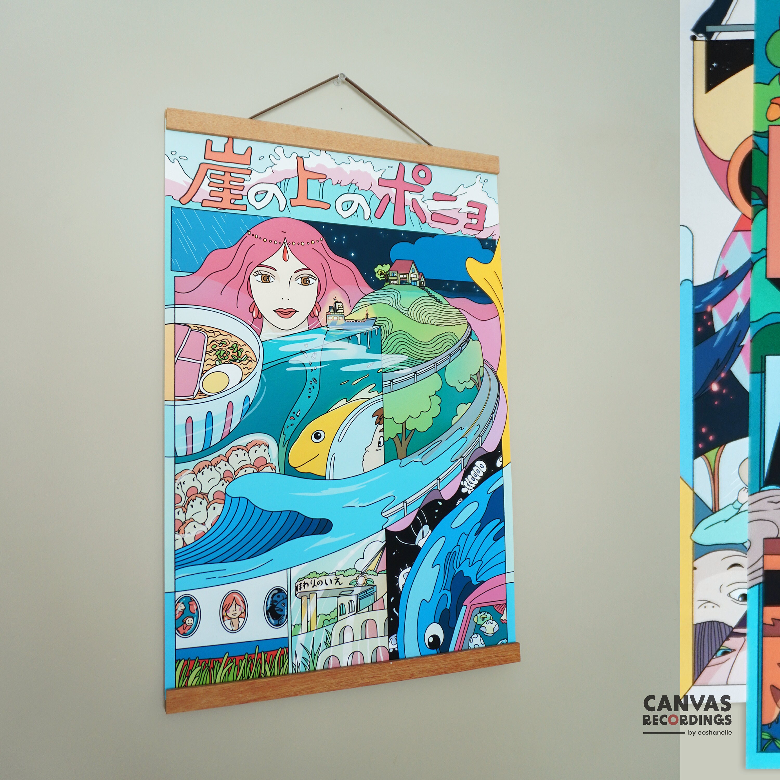 Studio Ghibli Fan Art Print Ponyo - 13"x19" Fan Art Poster - Etsy