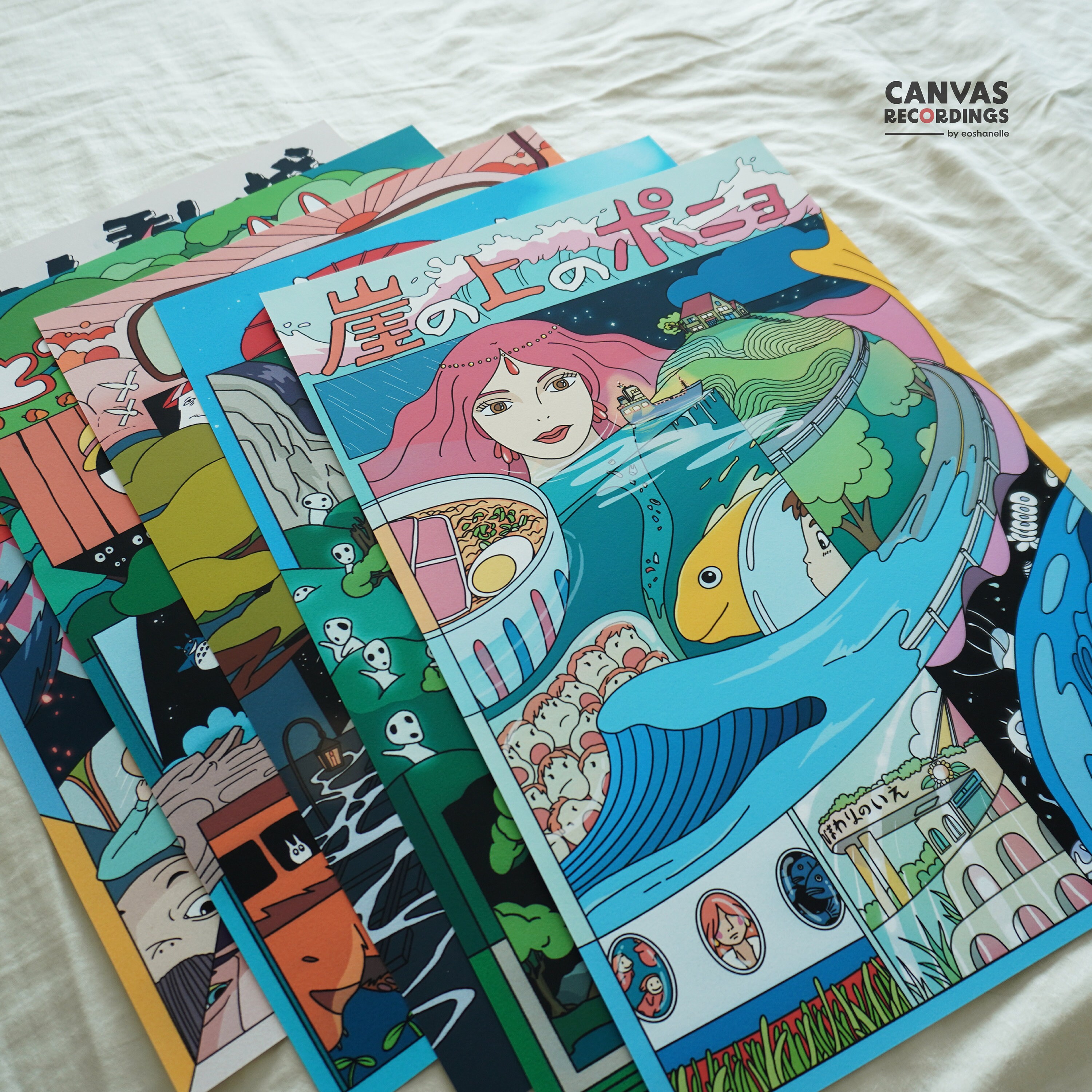Studio Ghibli Fan Art Print Ponyo - 13"x19" Fan Art Poster - Etsy