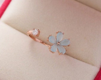 Cute Flower Ring - Etsy