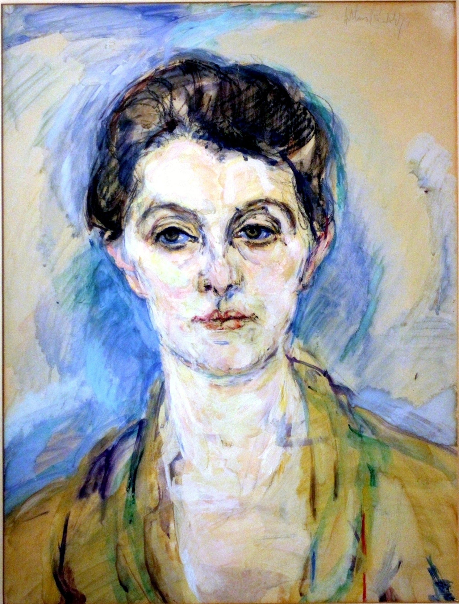 Arthur Rudolph german, 1885-1959: Female Portrait, 1932, Tempera ...