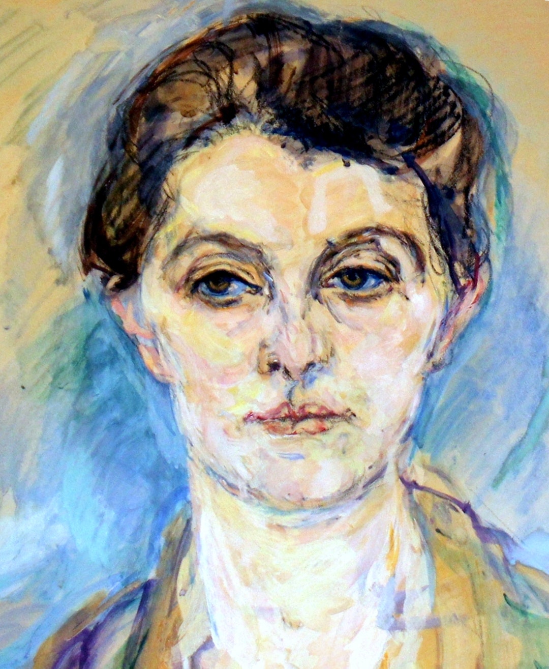 Arthur Rudolph german, 1885-1959: Female Portrait, 1932, Tempera ...