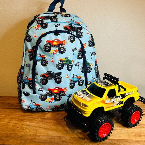 Monster Jam Backpack - Etsy