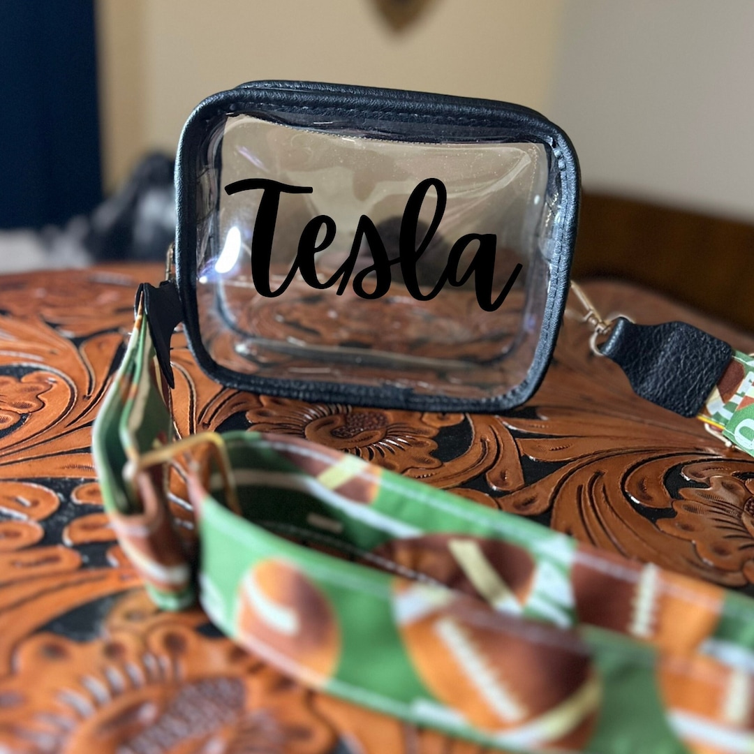 Clear Stadium Bag, Personalized Stadium Bag, Football Bag, Stadium ...