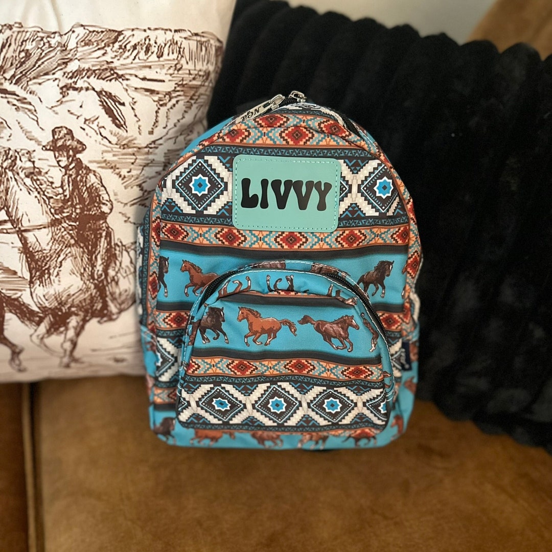 Mini Backpack, Horse Backpack,personalized Backpack, Western Backpack ...